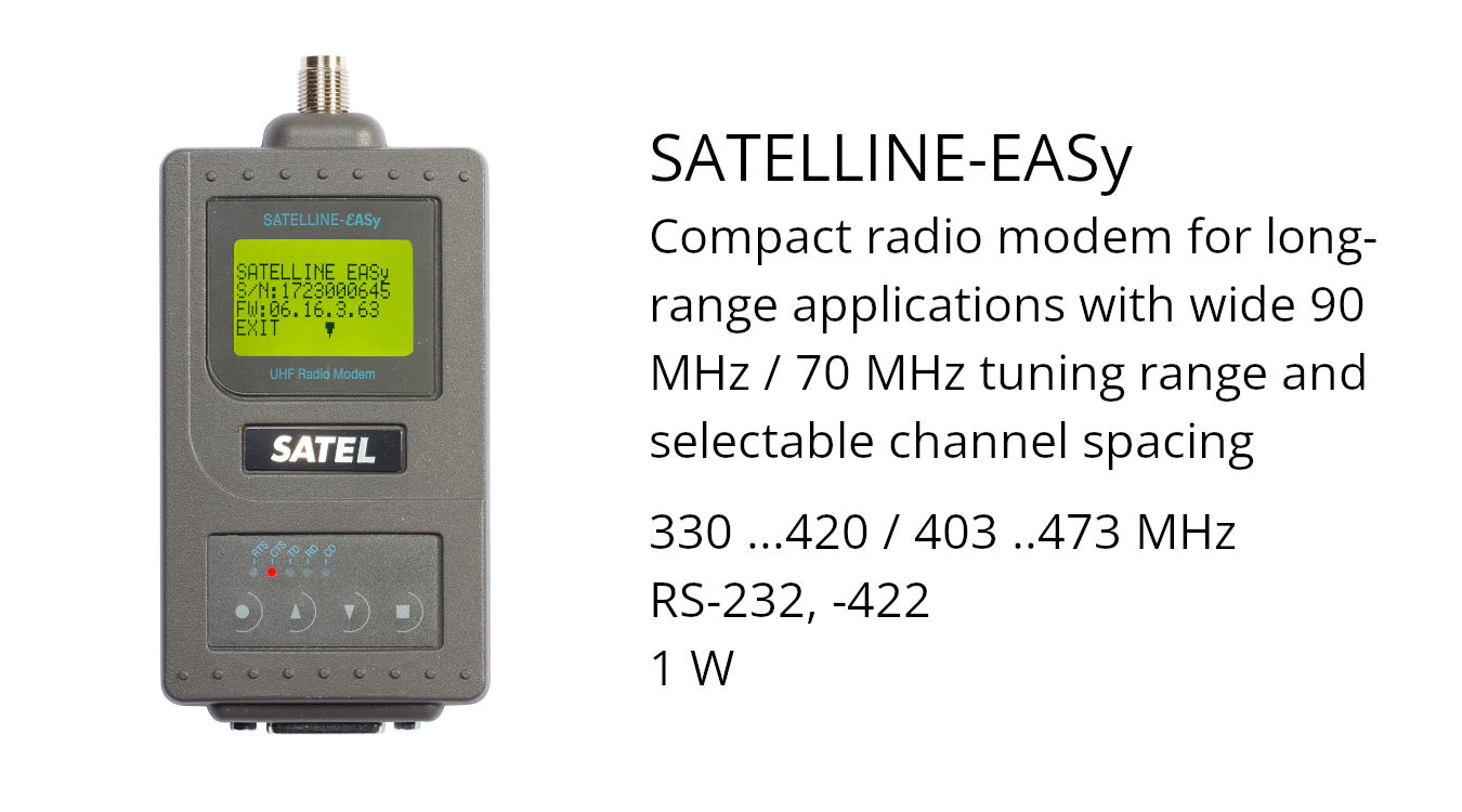 Modems | SATEL Switzerland - TUNCELLI SA